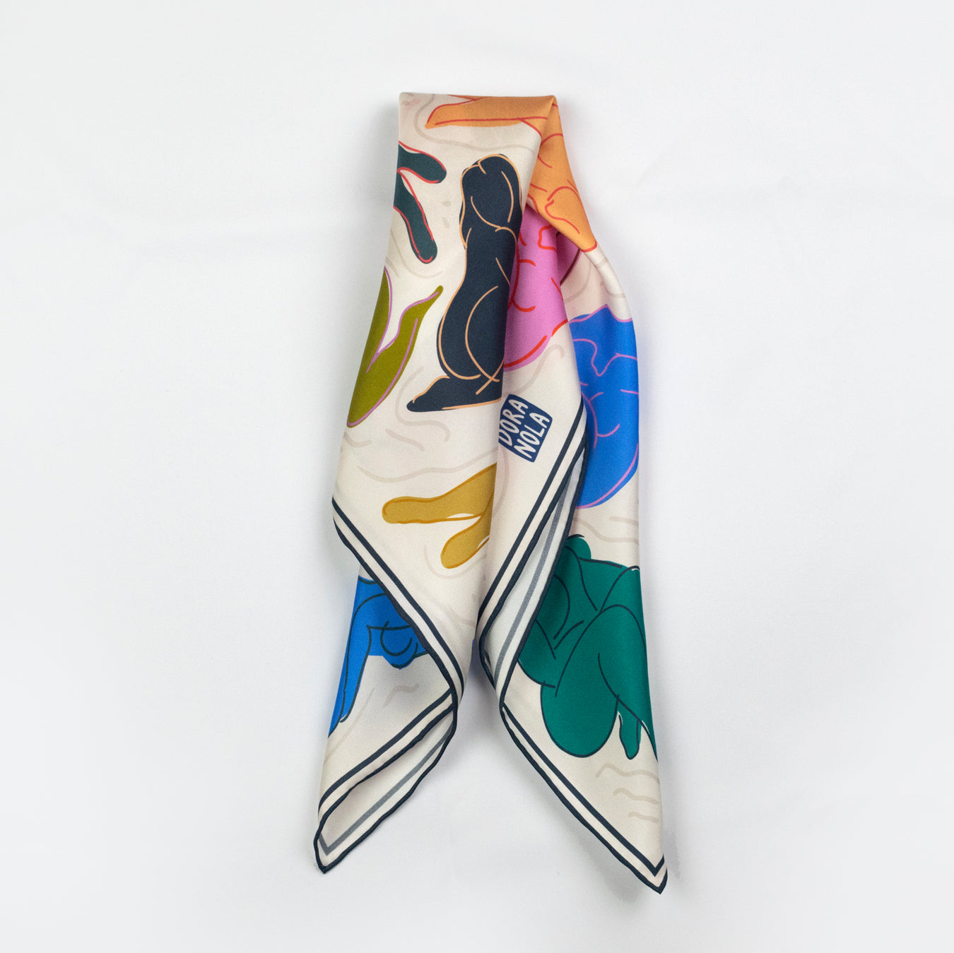 Dora Nola, Luxurious Art Scarves designed by Manuela Jarry