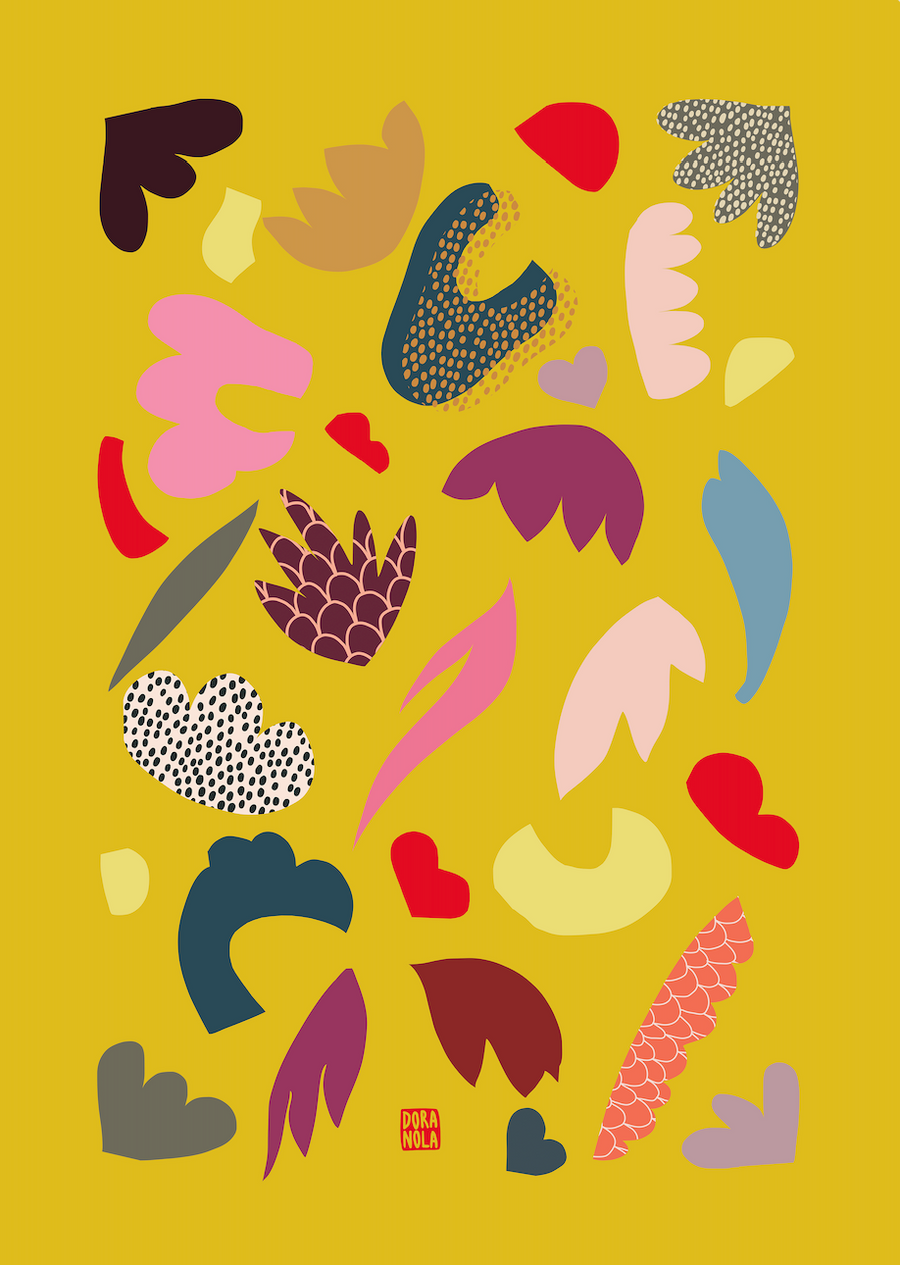 Dora Nola, Luxurious Art Scarves designed by Manuela Jarry