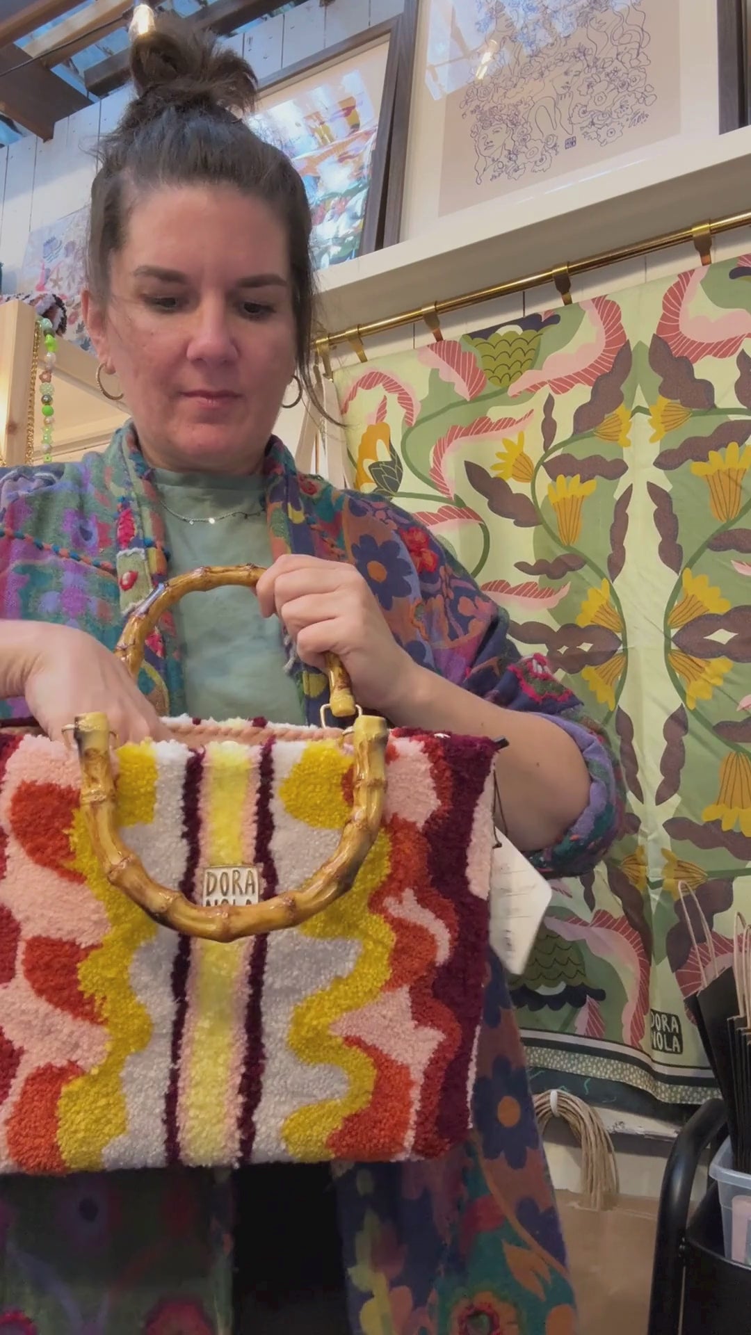 Tufted Purses– Dora Nola