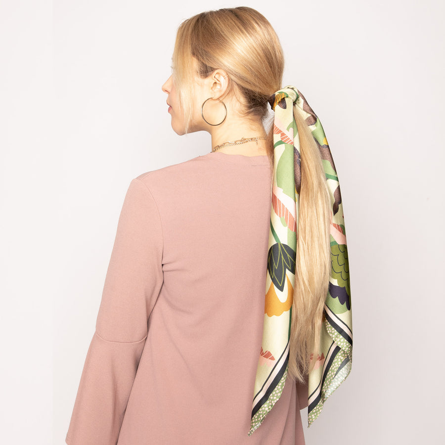 Dora Nola, Luxurious Art Scarves designed by Manuela Jarry